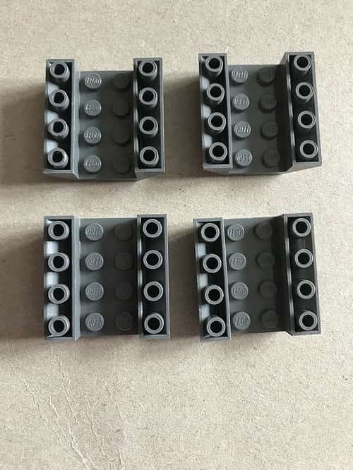 4 X LEGO 4854 - 4x4 Fuselage / Hull Inverted Slope | Home Comforts ...