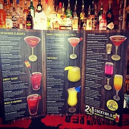 2 Cocktails for the price of 1 only £8.95! | Cucamara Deal - Nottingham