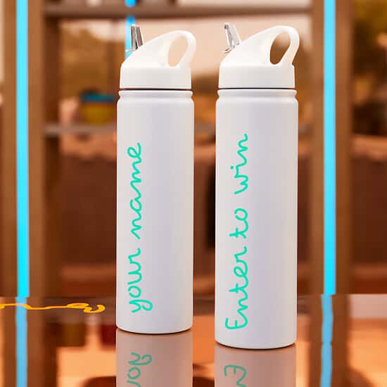 WIN the Official Personalised Love Island Water Bottle | Snizl Ltd Free ...
